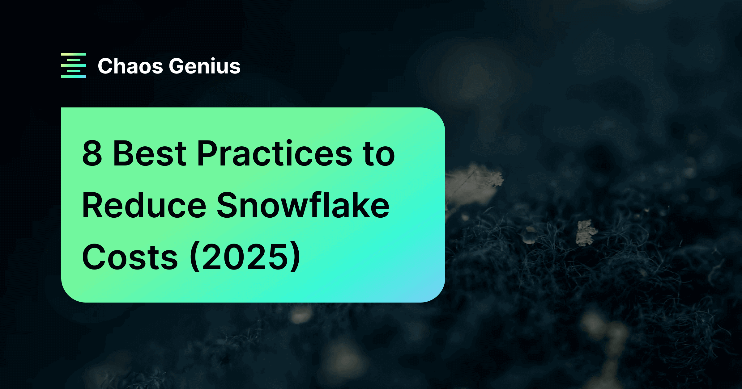 8 Ways to Reduce Snowflake Costs (2025)