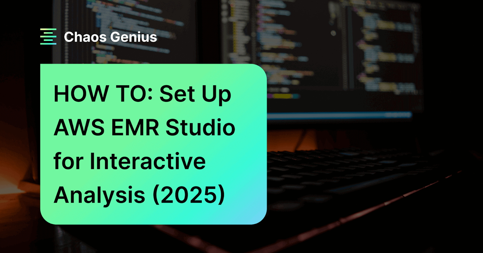 HOW TO: Set Up EMR Studio for Interactive Analysis (2025)