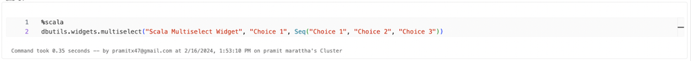 Databricks Widgets 101—make Your Notebooks Interactive 2025