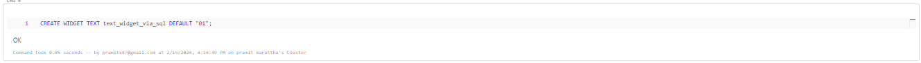 Databricks Widgets 101—make Your Notebooks Interactive 2025