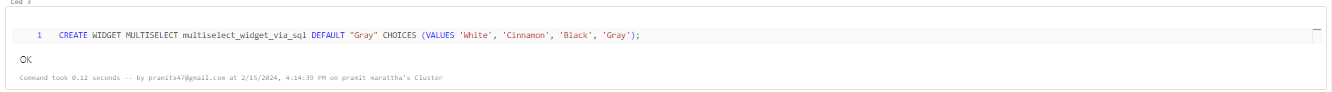 Databricks Widgets 101—make Your Notebooks Interactive 2025