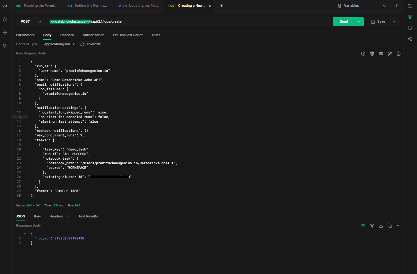 HOW TO: Use Databricks Jobs API to Manage & Monitor Jobs