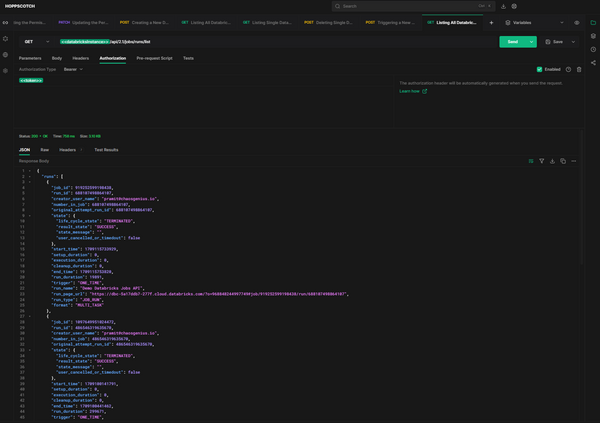 HOW TO: Use Databricks Jobs API to Manage & Monitor Jobs