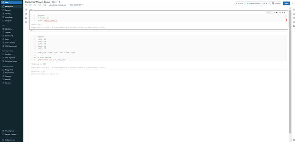 Databricks Widgets 101: Make Notebooks Interactive (2025)