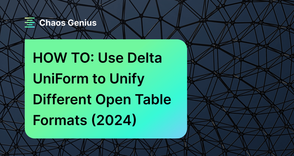 Delta UniForm: Unifying Different Open Table Formats (2024)