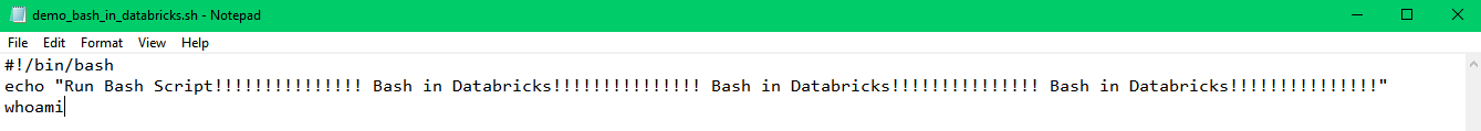 HOW TO: Run Bash in Databricks (2025)