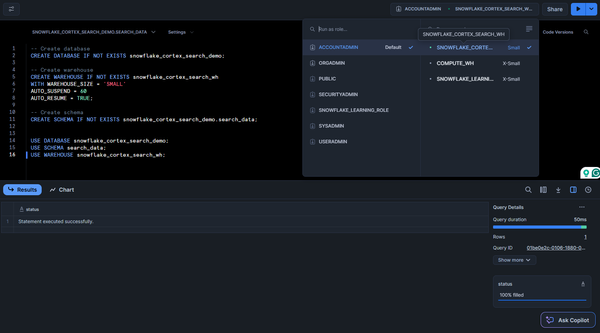 Snowflake Cortex Search 101: Step-by-Step Setup Guide (2025)