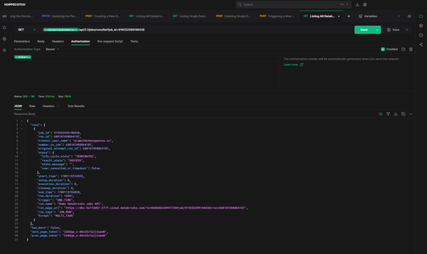 HOW TO: Use Databricks Jobs API to Manage & Monitor Jobs